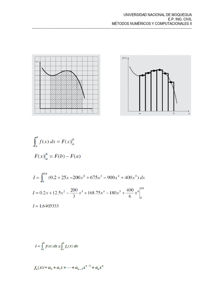 Integracion Trapezoidal | PDF | Integral | Análisis numérico