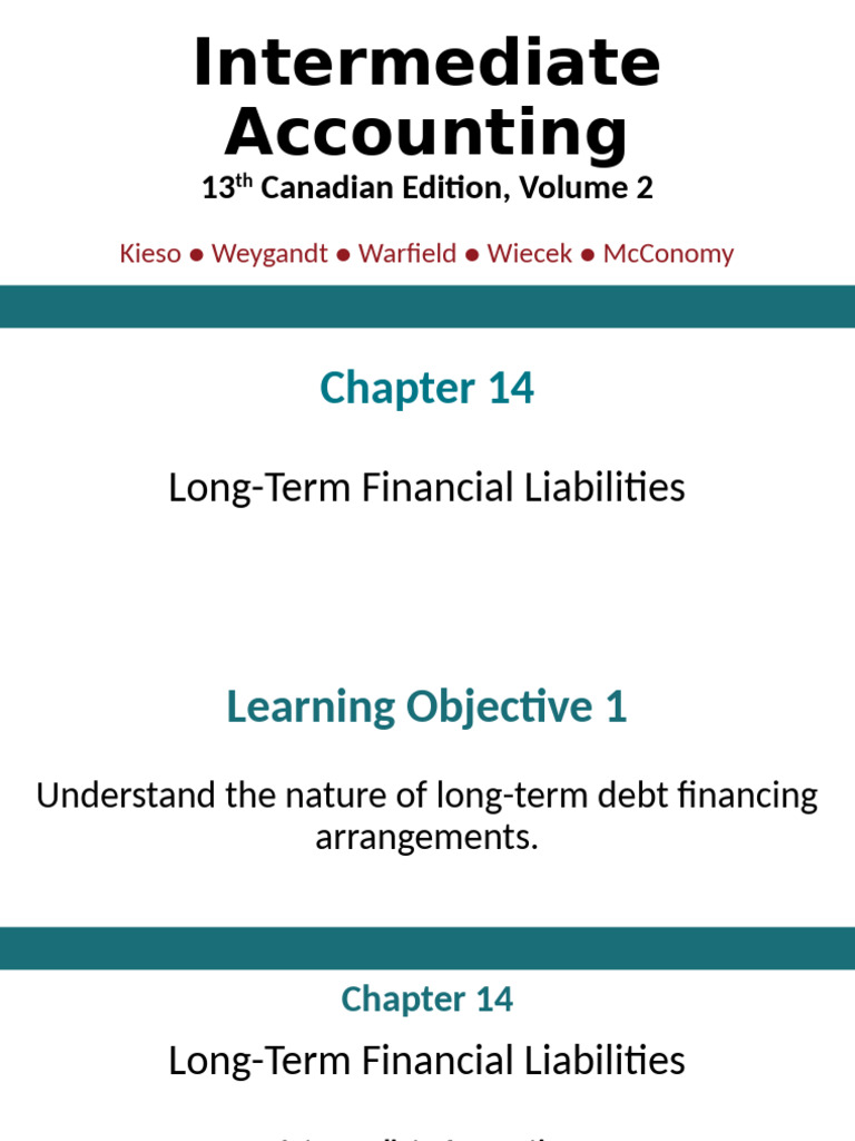 Long-Term Financial Liabilities Overview | PDF | Bonds (Finance) | Debt