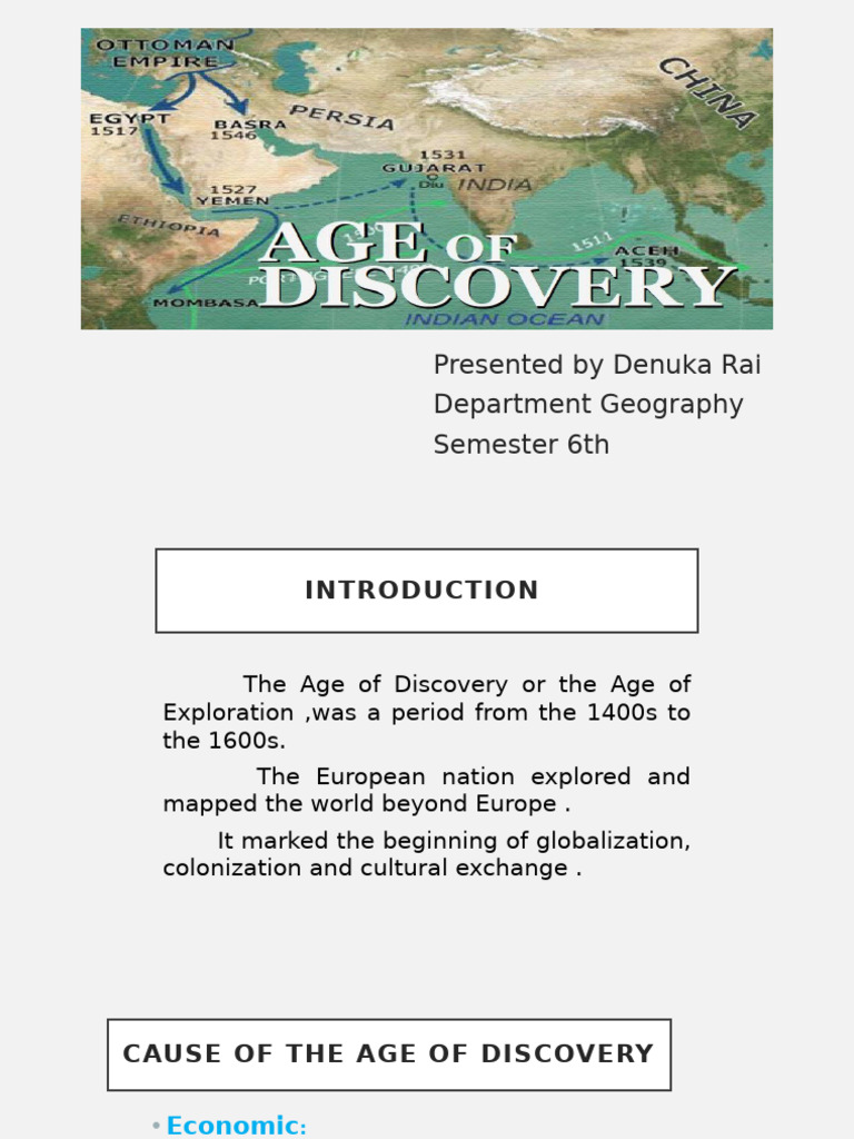 Age of Discovery: Causes and Impacts | PDF | Age Of Discovery | Cartography