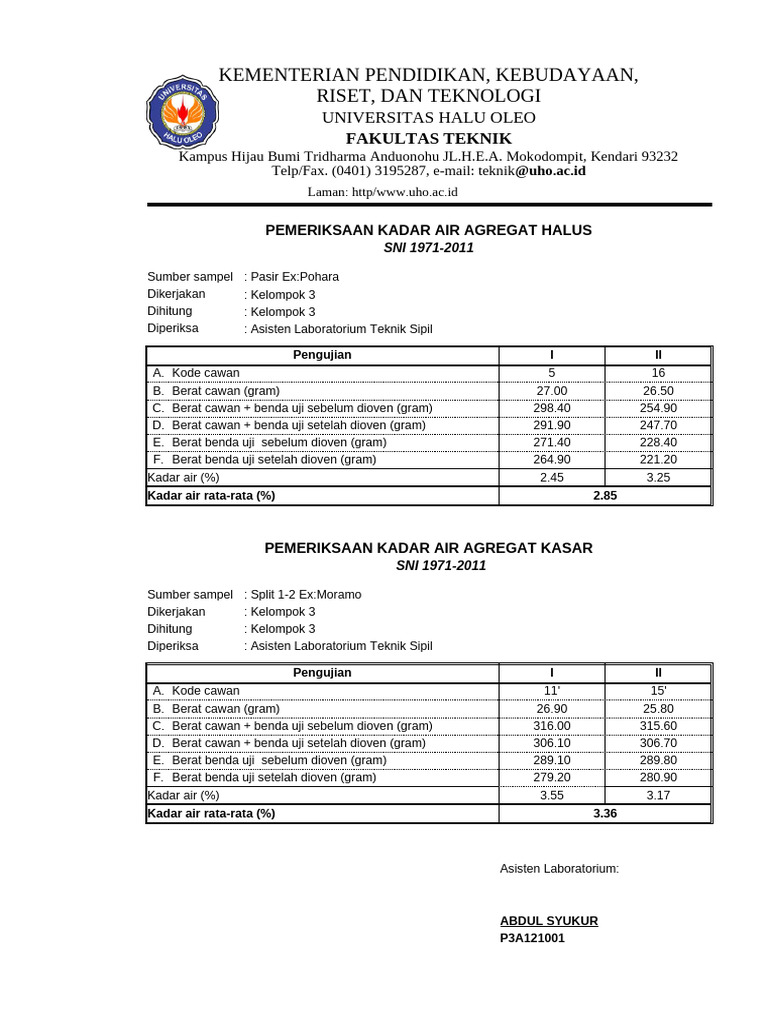 Salin Dari Tekban Muhamad Doni(1) | PDF