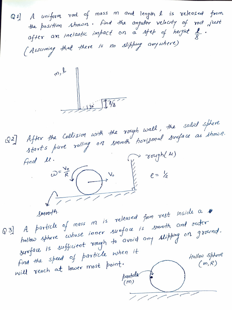 Angular Momentum and Impulse | PDF