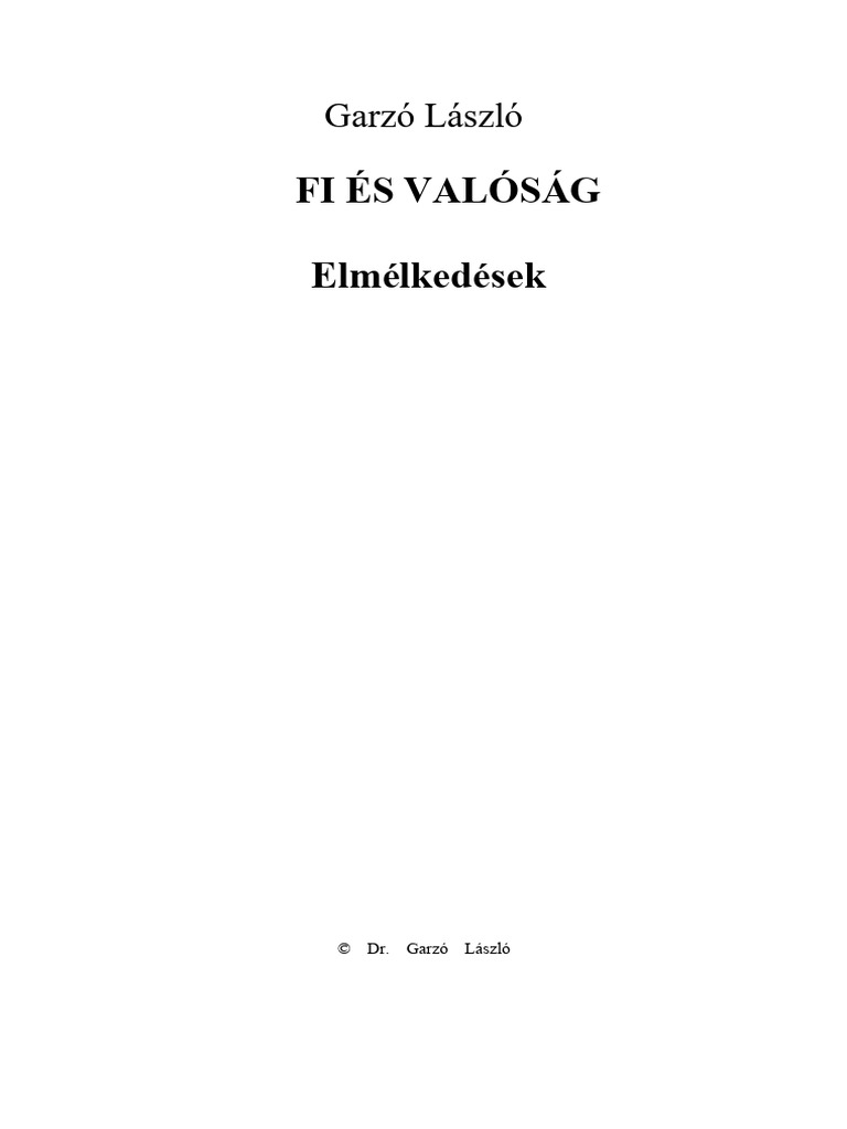Garzó László - Sci-Fi És Valóság | PDF