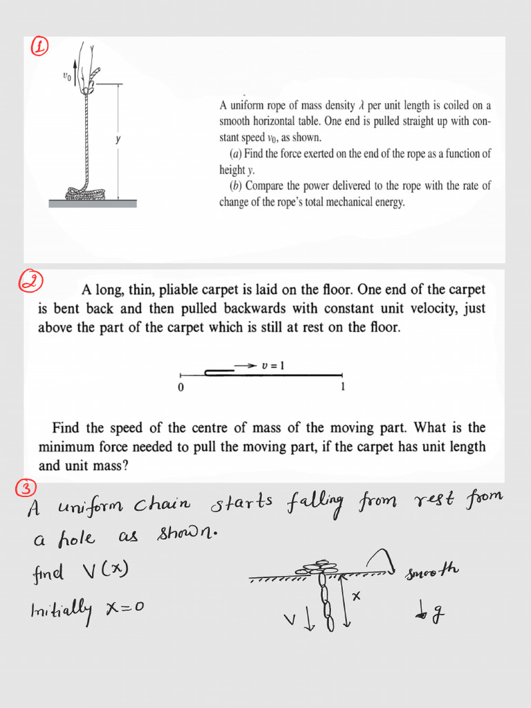 Variable Mass System | PDF
