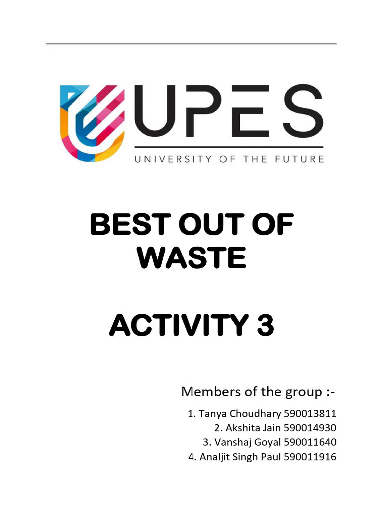 Best Out of Waste | PDF