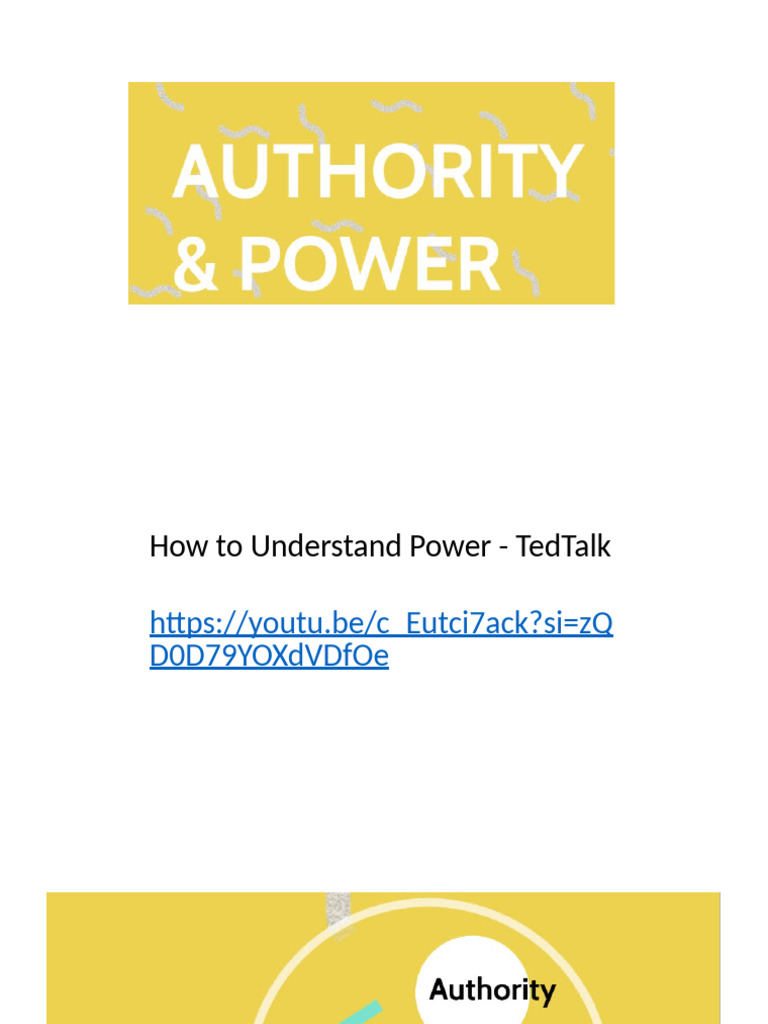 Power and Authority | PDF