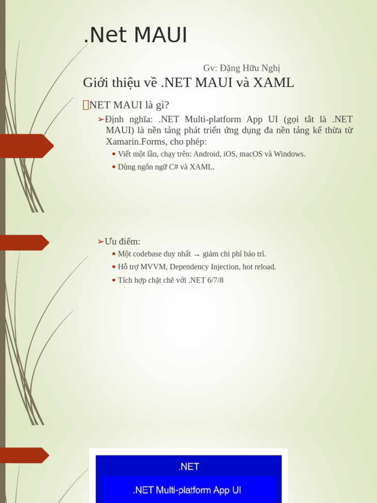 Giới Thiệu Về .Net MAUI | PDF