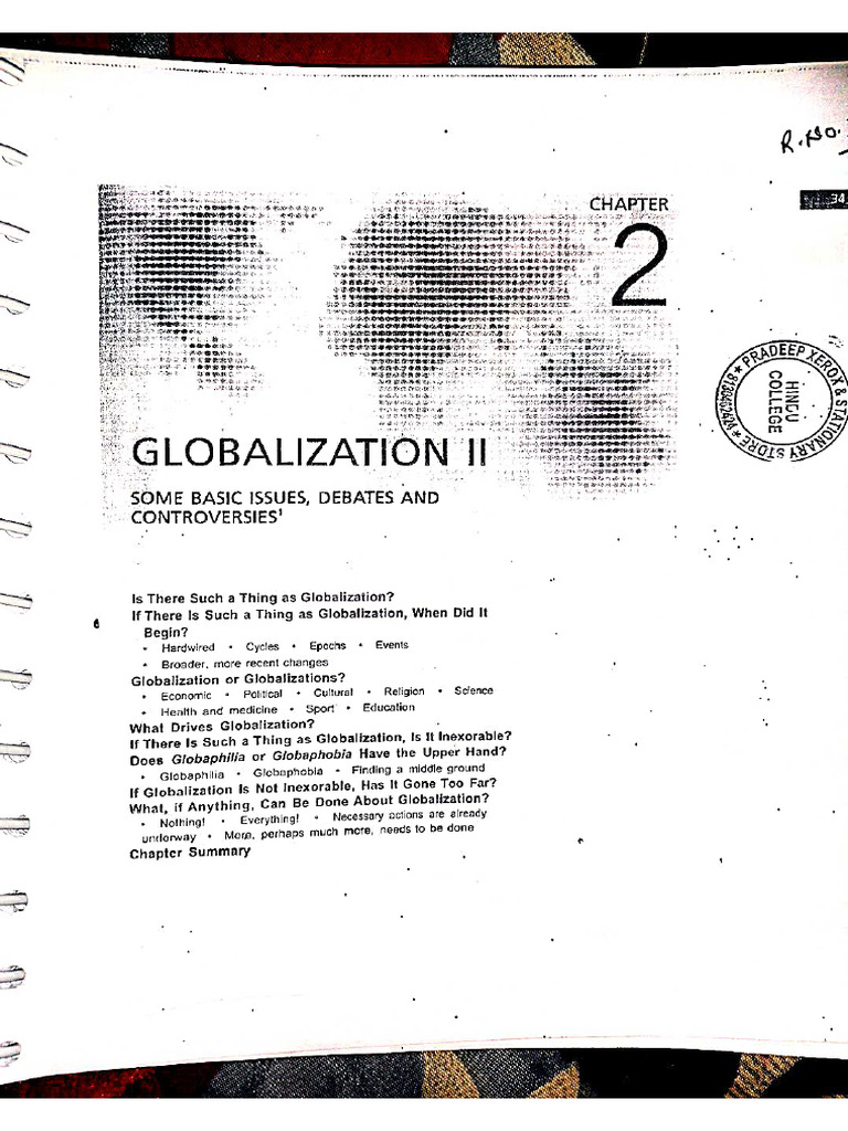 Ritzer GP 1st Reading | PDF