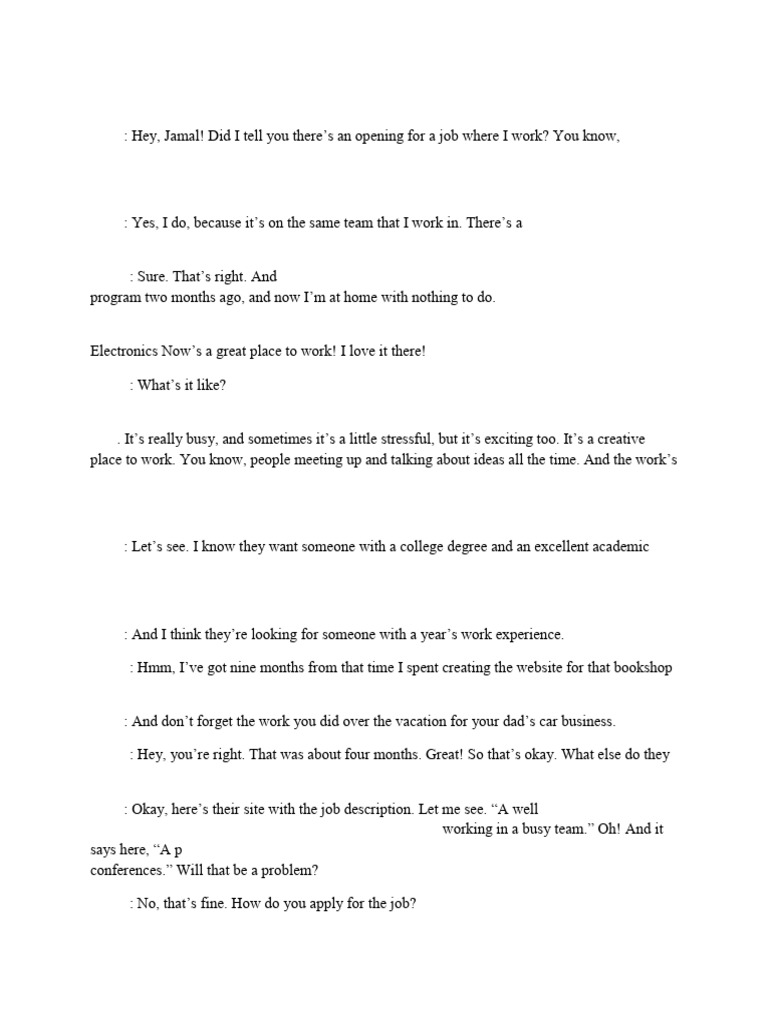 Q2e LS1 U01 Test A and B Audio Script | PDF