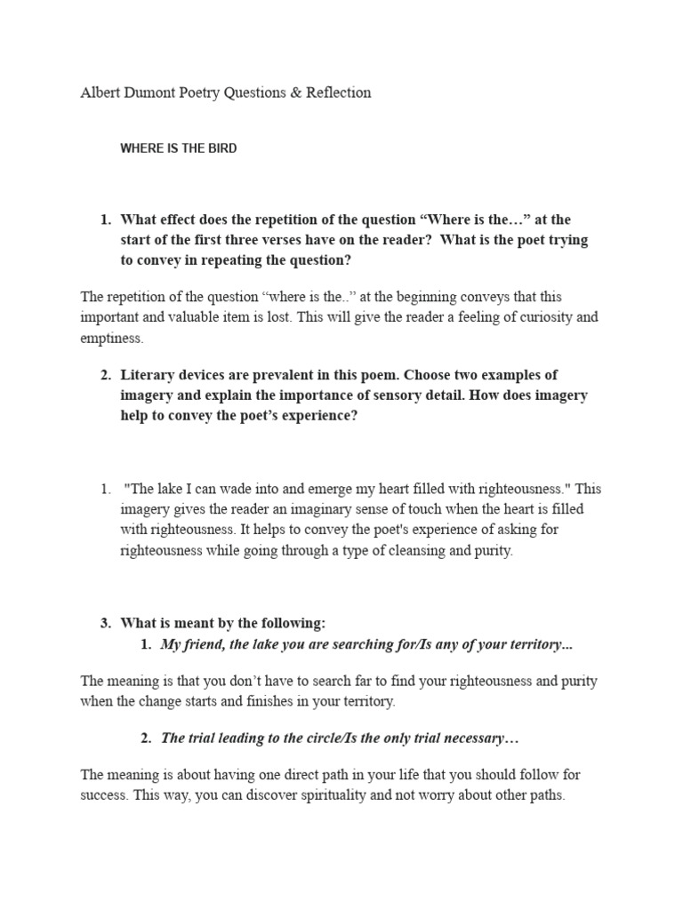 Exploring Albert Dumont's Poetry Themes | PDF | Poetry | Wisdom