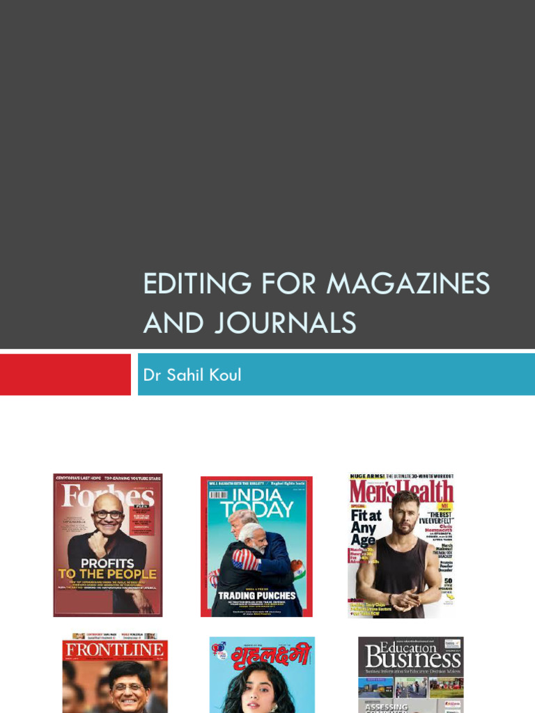 Editing For Magazines and Journals | PDF | Editing | Copy Editing
