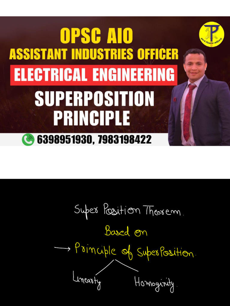 Superposition Theorem Complete With MCQ by Bharat Sir - 53598009 - 2025 - 05!27!19 - 57 | PDF ...
