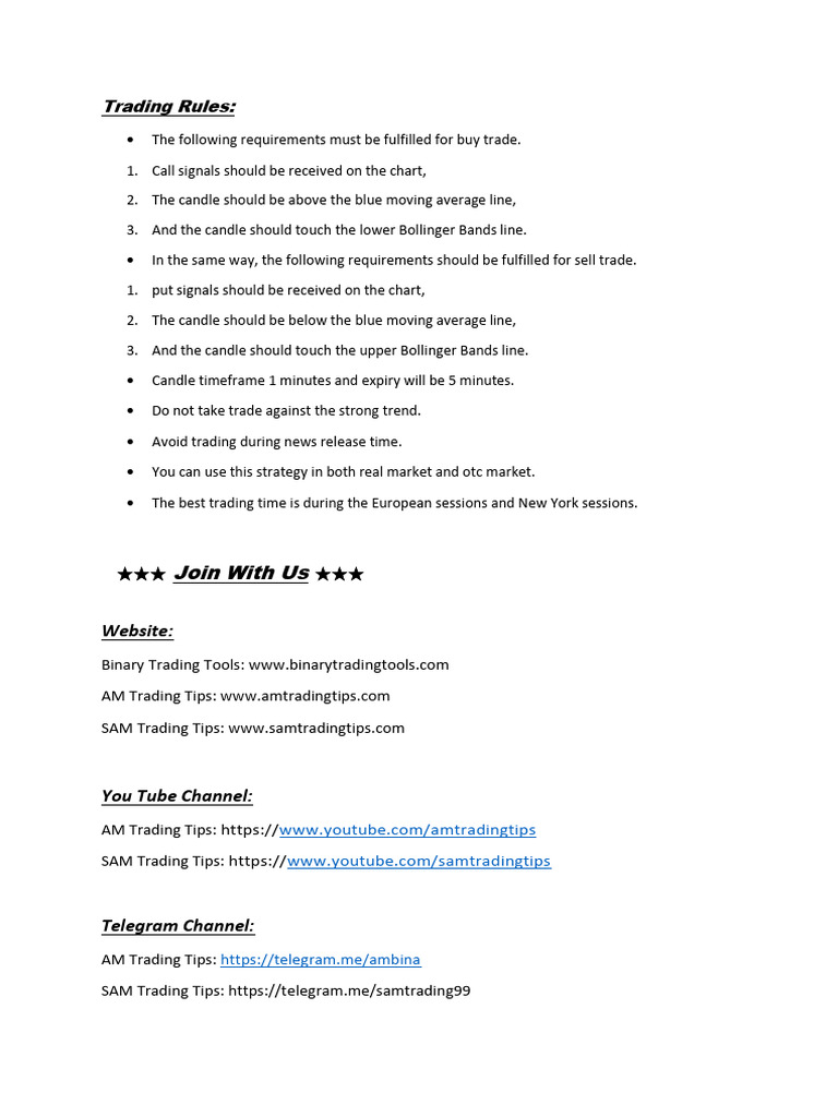 Trading Rules P 04 | PDF