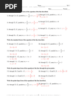Slope Worksheet by Kuta Software | PDF