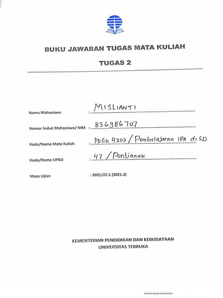 TMK 2 PDGK 4202 Mislianti | PDF