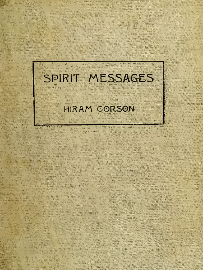 Spirit Messages | PDF | Gospel Of John | Jesus
