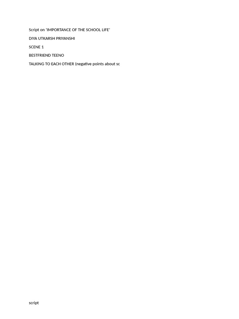 Script On | PDF