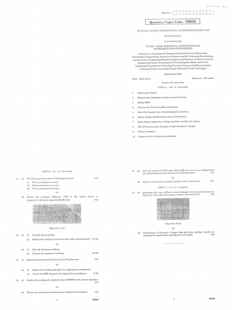 Poriyaan - Basic Electrical and Electronics and Instrumentation ...