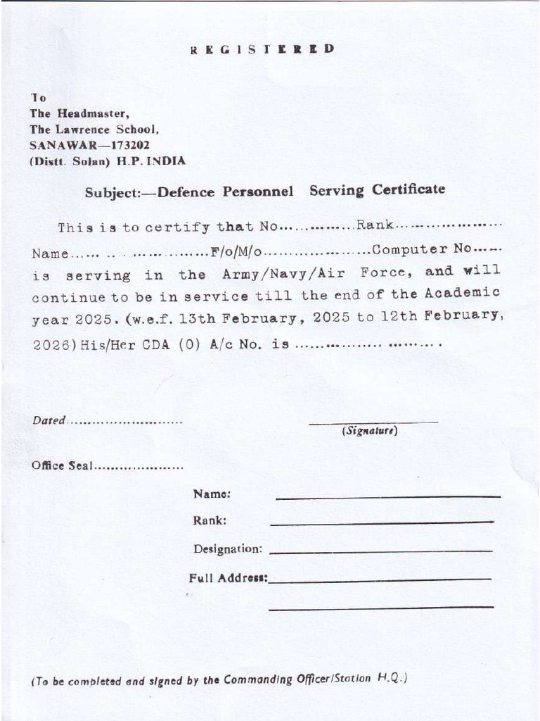 Sample Defence Form | PDF