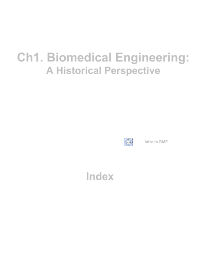 Biomedical Engineering - A Historical Perspective (Presentation) Author ...