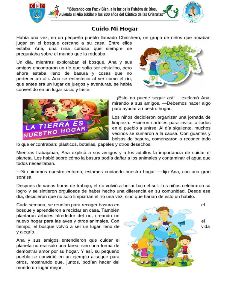 Cuido Mi Hogar Lectura | PDF | Residuos