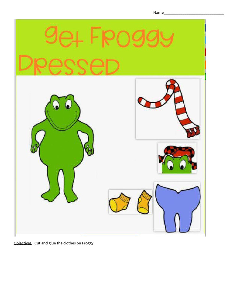 Froggy Gets Dressed | PDF