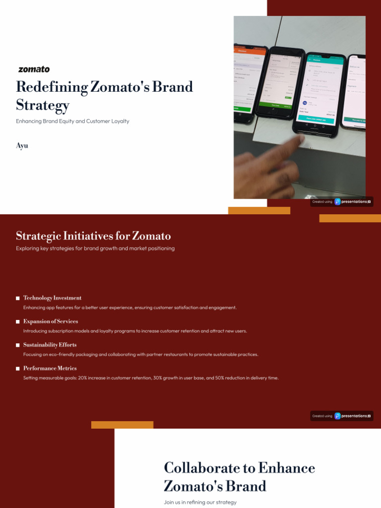 Zomato's Brand Strategy Overview | PDF