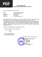 Surat Keterangan Lupa Absen (Finger Print) | PDF | Karier & Perkembangan