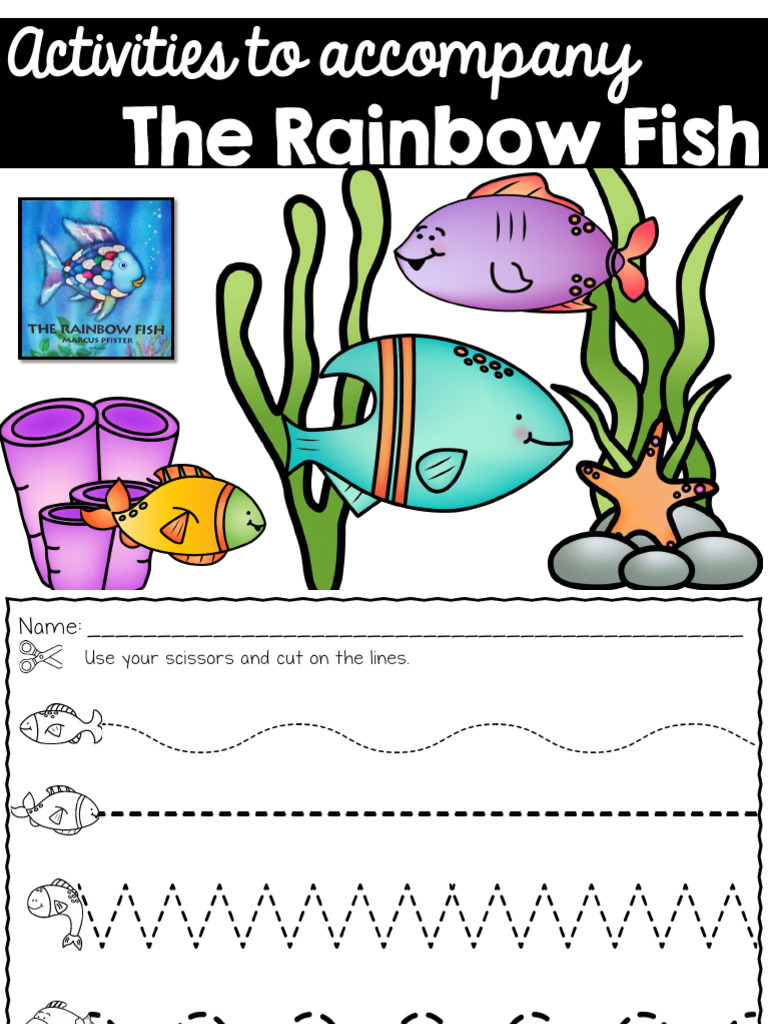 Rainbow Fish Activity Sheet | PDF