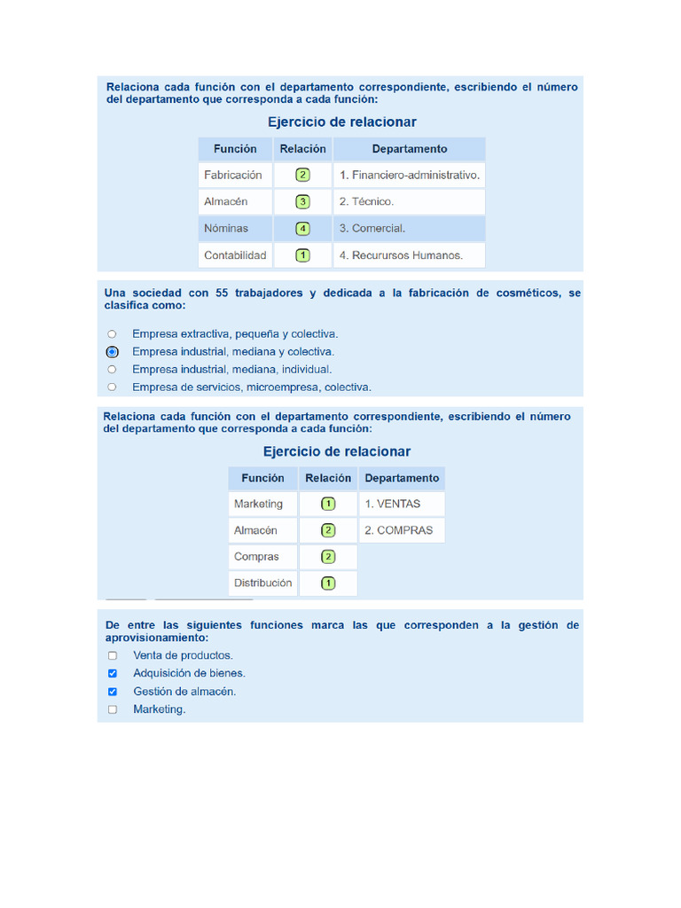 Ejercicios 01 - Teoría | PDF