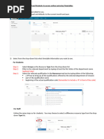 How To Guide For Class Timetable On CELCAT | PDF