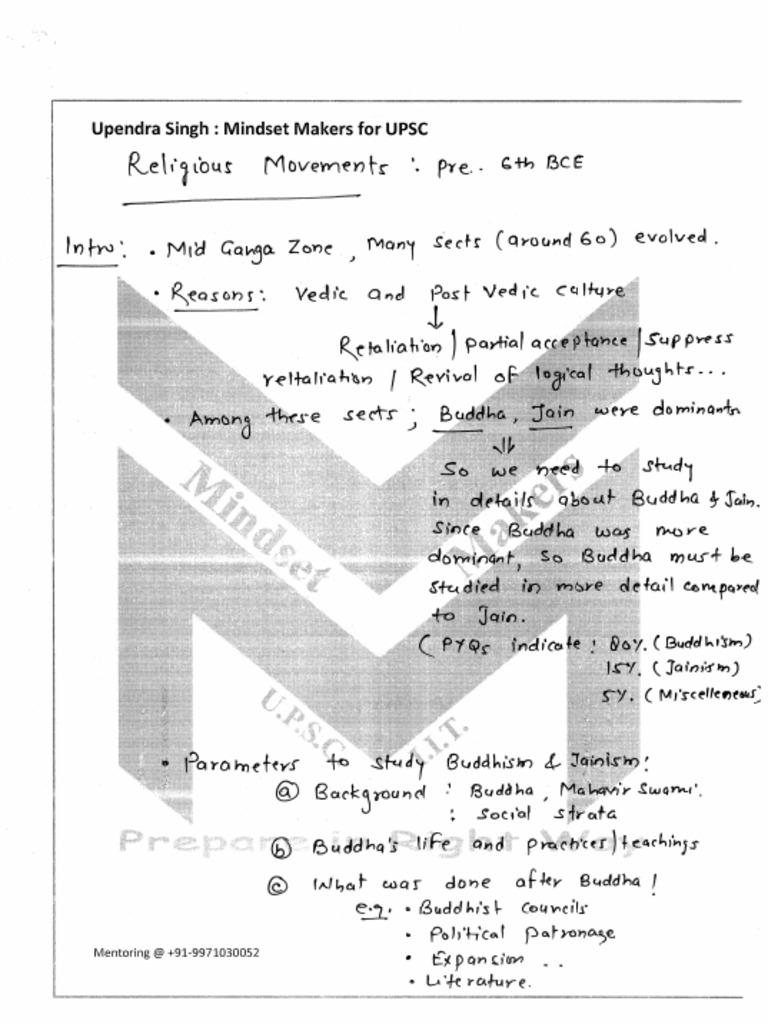 History Lecture 4 Religeous Movements Pre 6th BCE | PDF