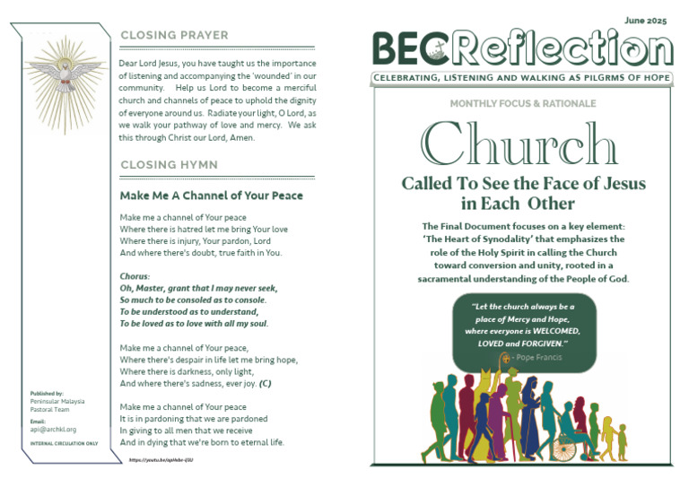 BEC Day 2025: Channel of Peace | PDF | Jesus | Catholic Church