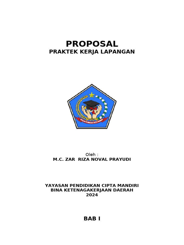 Proposal Magang Noval | PDF