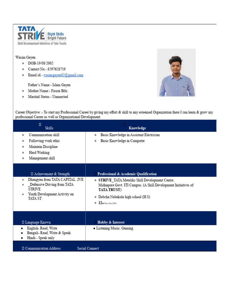 CV Wasim | PDF