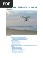 Parte de Un Dron | PDF | Vehículo aéreo no tripulado | Tren de aterrizaje