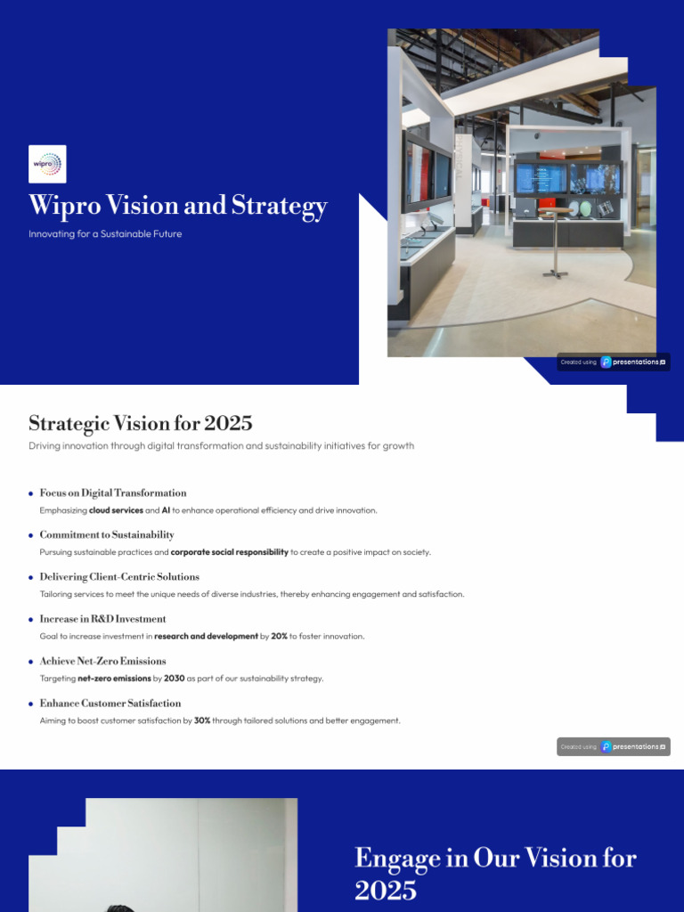 Wipro Vision and Strategy 2025 | PDF