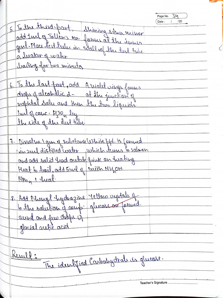 Chemistry Practical File | PDF