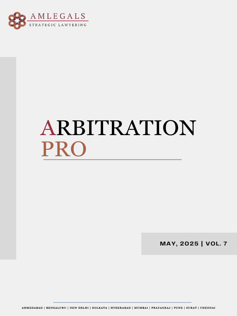 Arbitration Handbook: Key Legal Insights | PDF | Arbitration | Arbitral ...