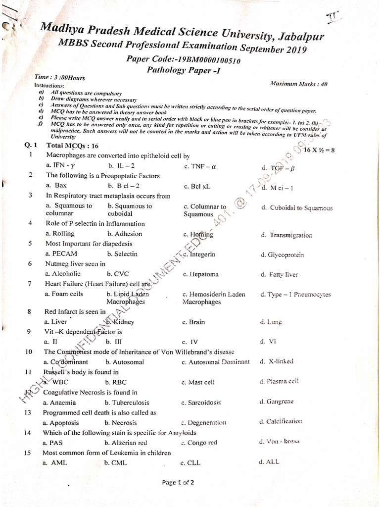 Pathology | PDF