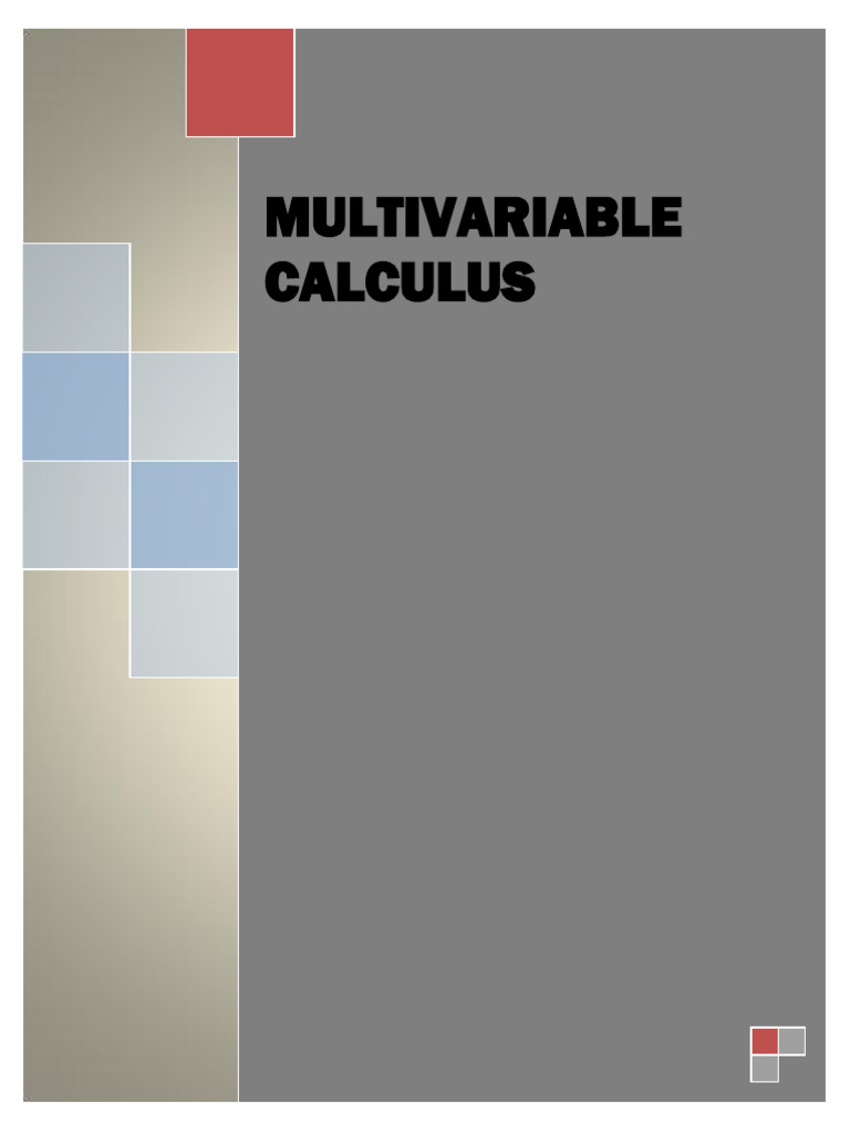 Multivariable Calculus by Usman Hamid | PDF | Function (Mathematics) | Multivariable Calculus