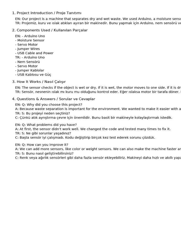 Dry Wet Waste Project Clean en TR-2 | PDF