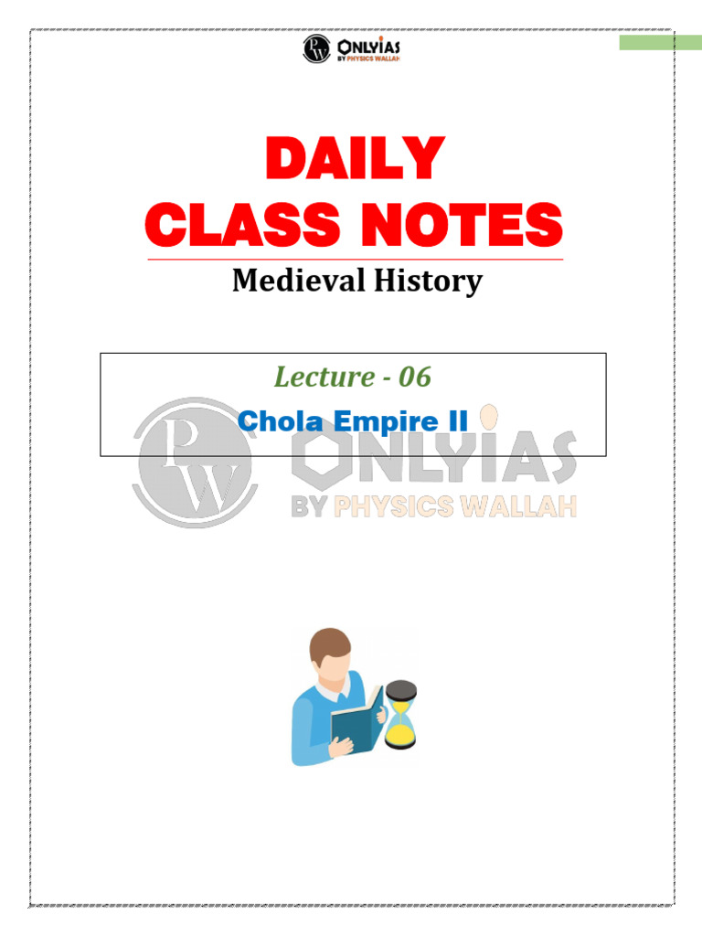 Medieval History 06 - Daily Class Notes | PDF