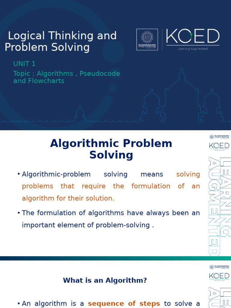 2 - Algorithms and Flowchartfinalversion | PDF | Algorithms | Control Flow