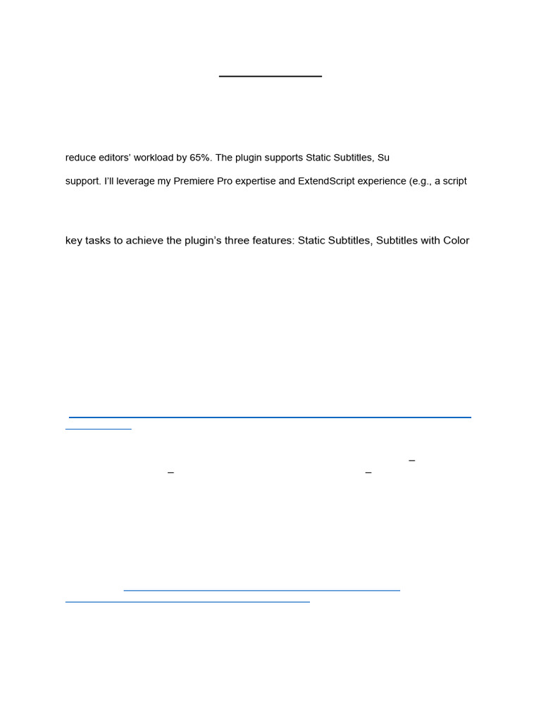Project Outline | PDF