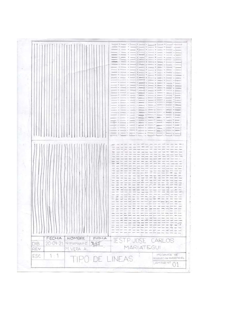 Lineas Letras Mayusculas Numeros Normalizado | PDF