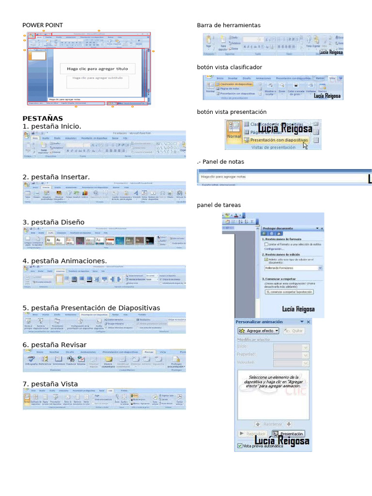 Partes de Power Point Simples | PDF