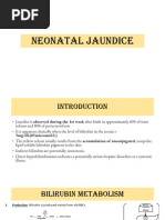 Neonatal Jaundice | PDF | Blood | Hematology
