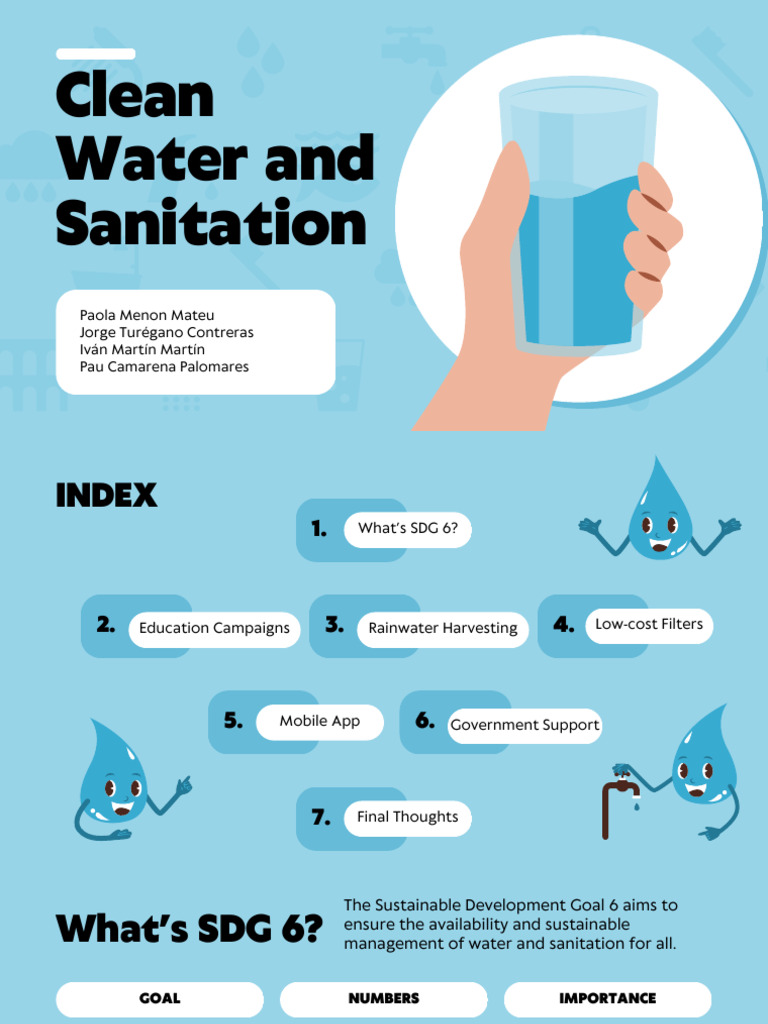 Clean Water and Sanitation | PDF | Wash | Sanitation