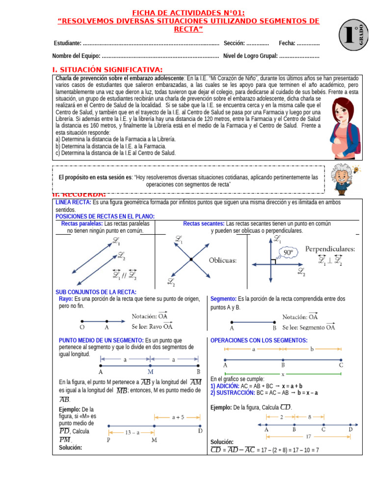 Ficha de Actividades No 05 | PDF | Geometría Elemental | Matemática Elemental