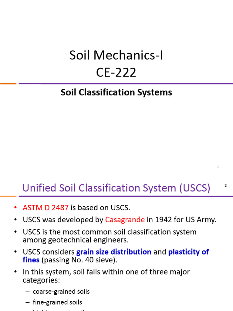 Soil Classification | PDF | Silt | Earth Sciences